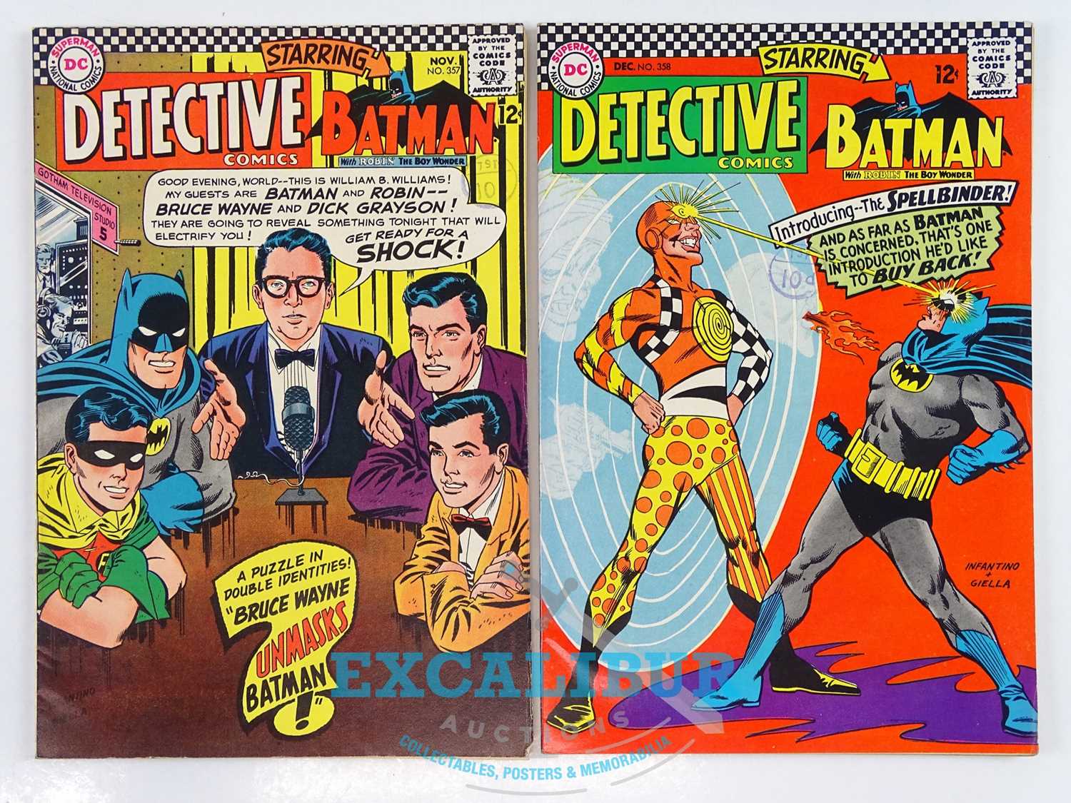 Lot 79 - DETECTIVE COMICS: BATMAN #357 & 358 - (2 in