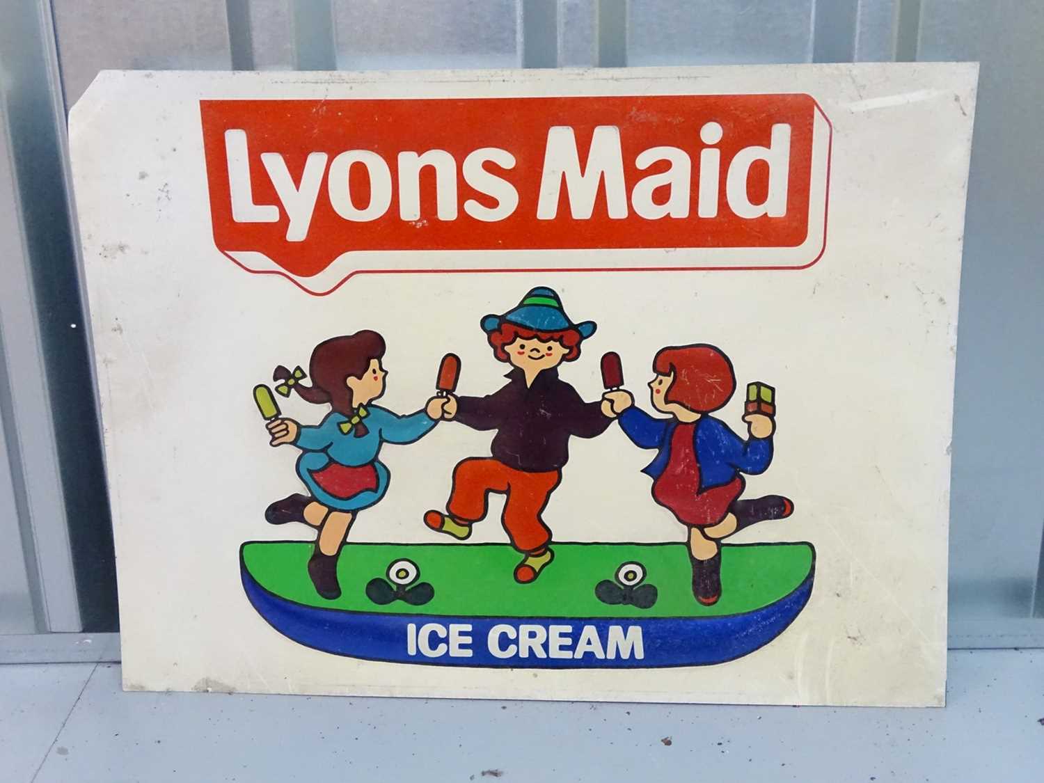 Lot 54 - LYONS MAID (24" x 18") - tin single