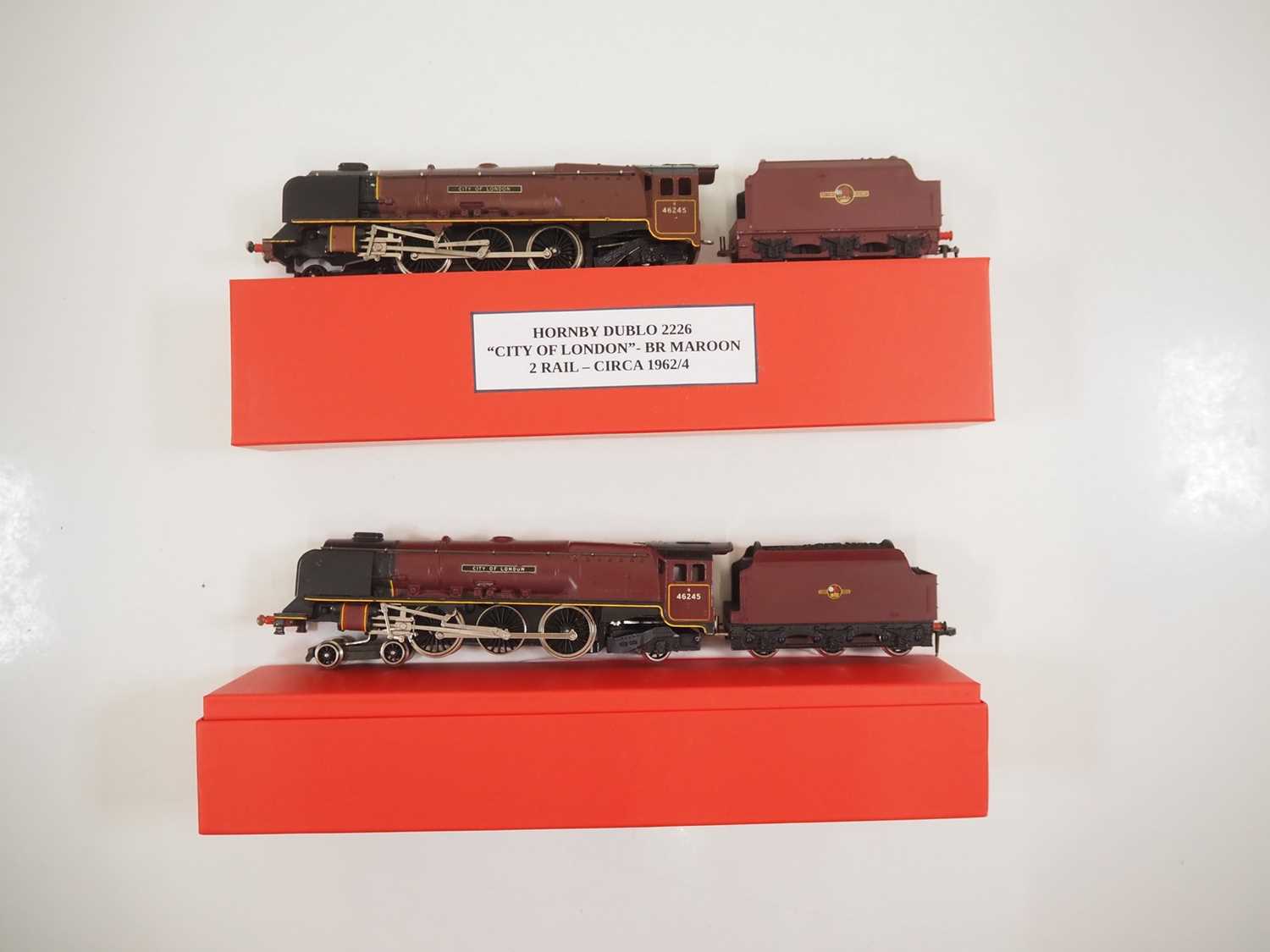 Lot 389 - A pair of OO gauge Duchess class steam