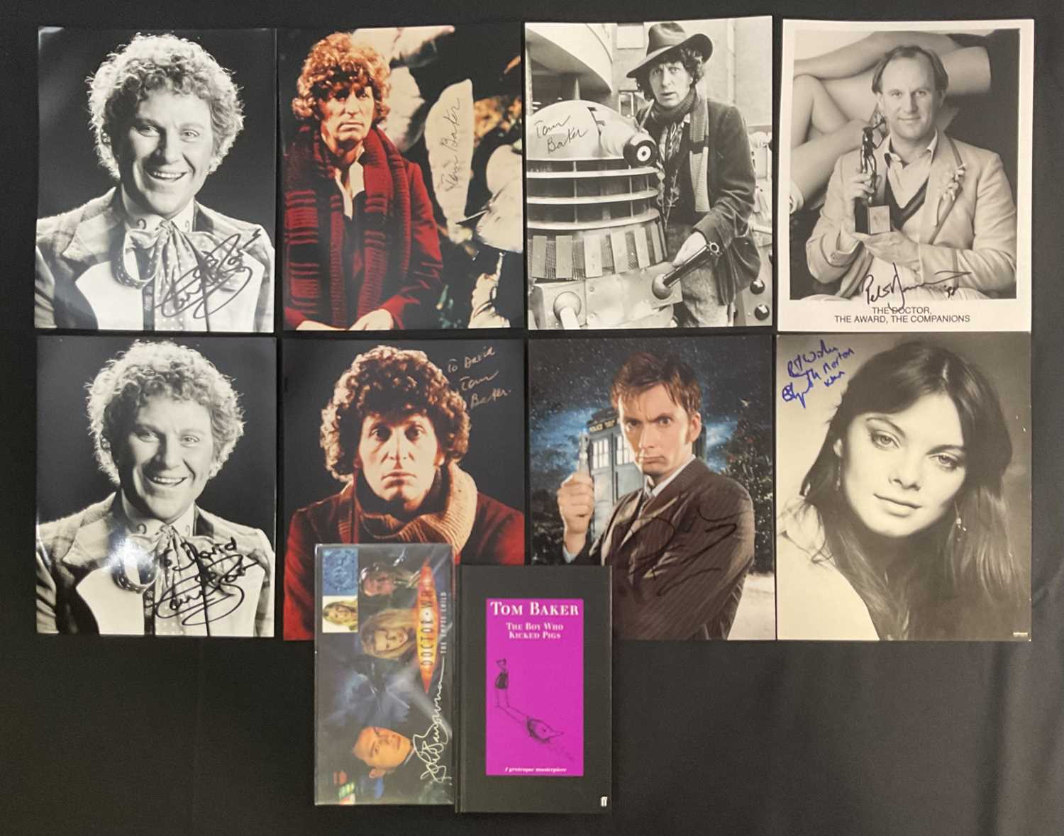 Lot 406 - DR WHO - A group of Doctor Who autographs on