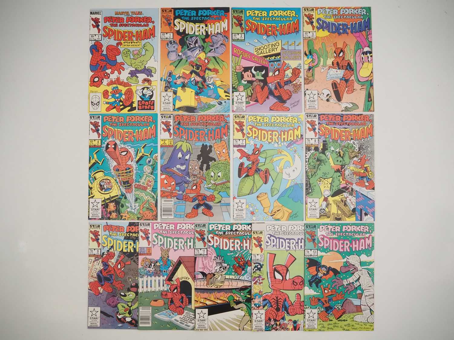 Lot 27 - SPIDER-HAM LOT (13 in Lot) - Includes MARVEL