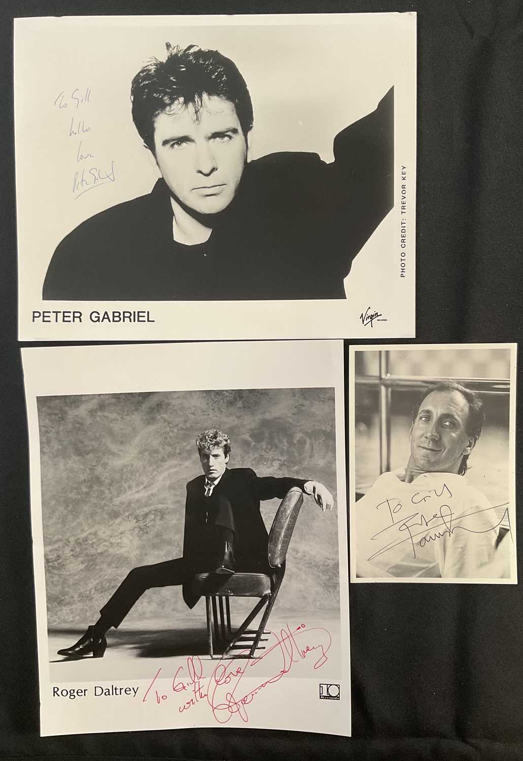 Lot 500 - A group of rockstar autographs comprising