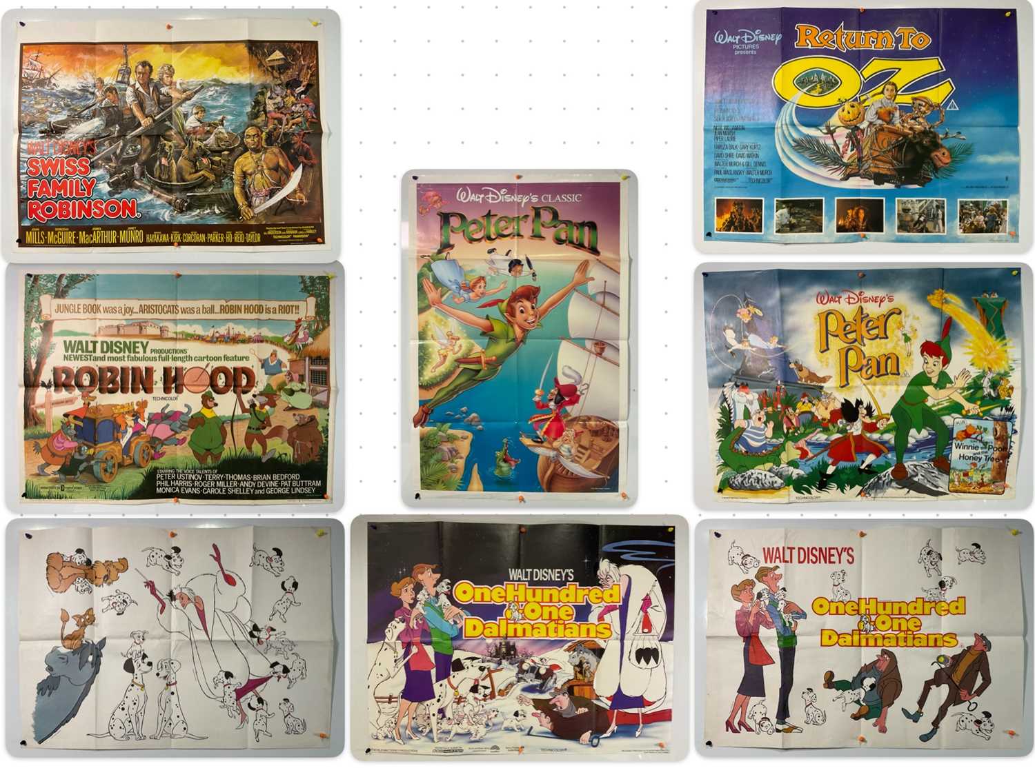 Lot 77 - A group of Walt Disney film posters