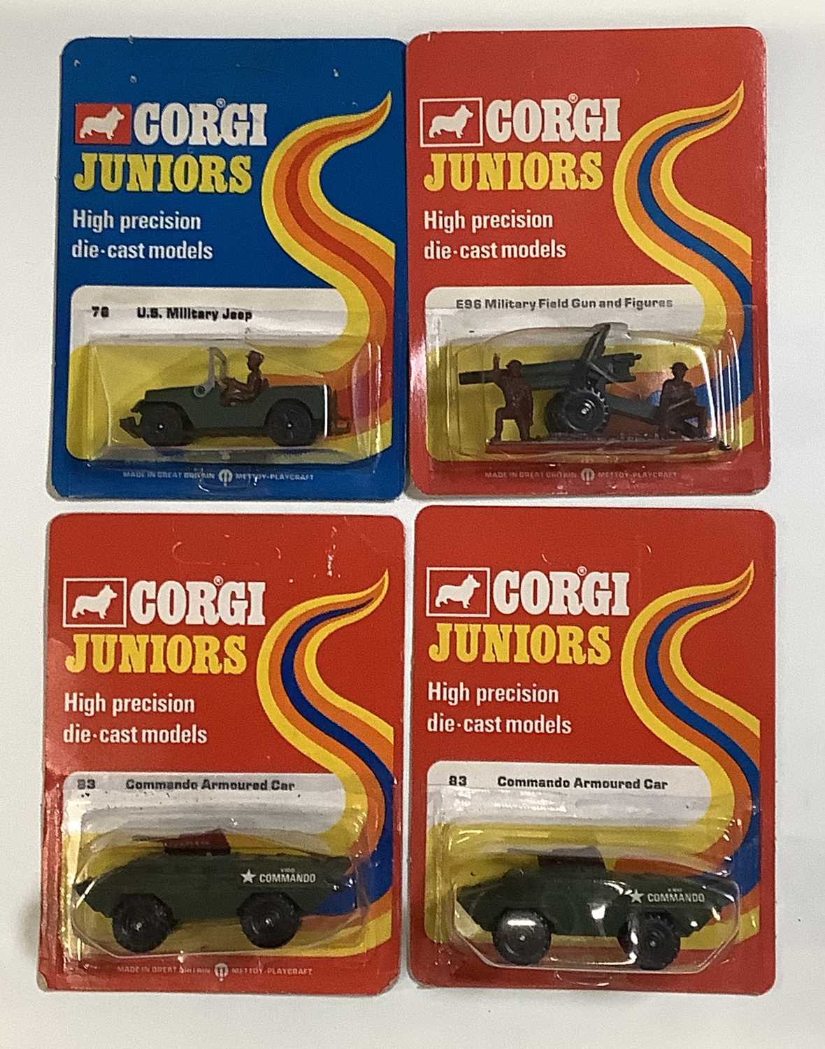 Lot 56 - CORGI Juniors mid 1970's regular backing