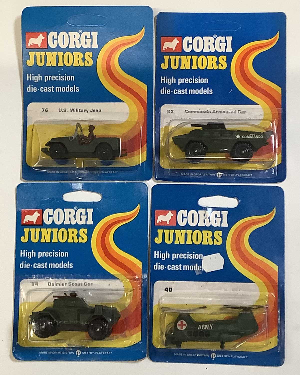 Lot 57 - CORGI Juniors mid 1970's regular backing