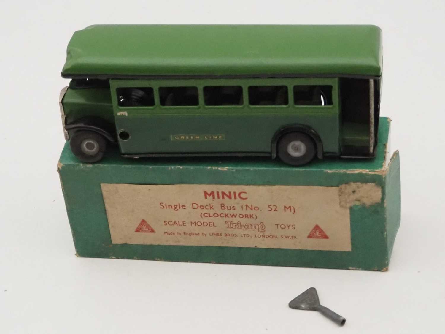 Lot 256 - A TRI-ANG MINIC 52M tinplate clockwork