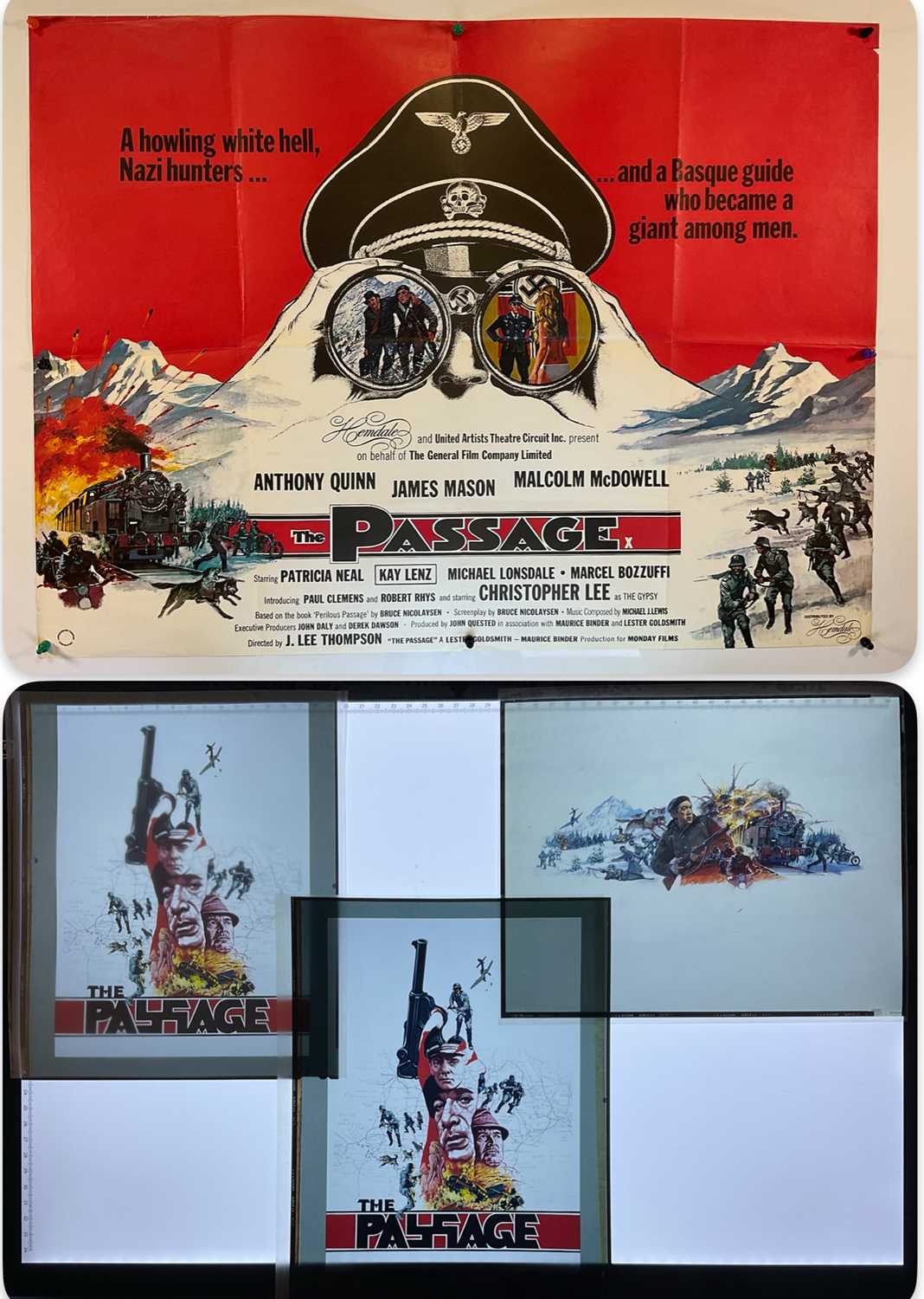 Lot 121 - THE PASSAGE (1979) UK Quad film poster