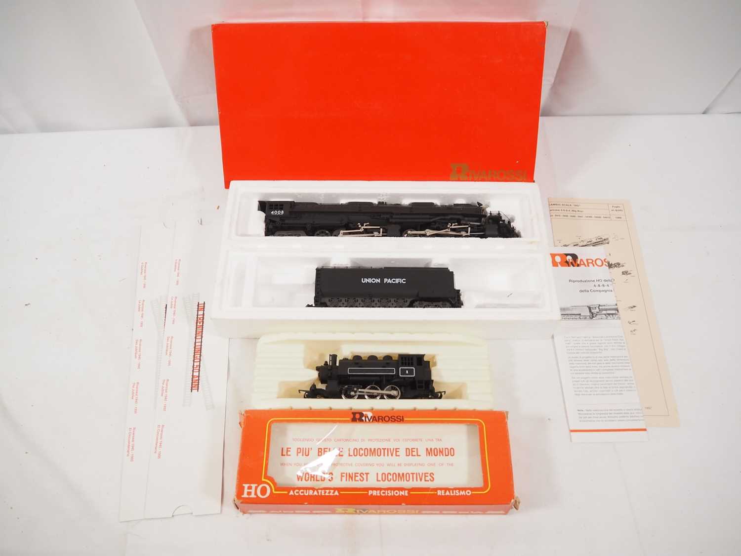 Lot 134 - RIVAROSSI - American outline HO gauge steam