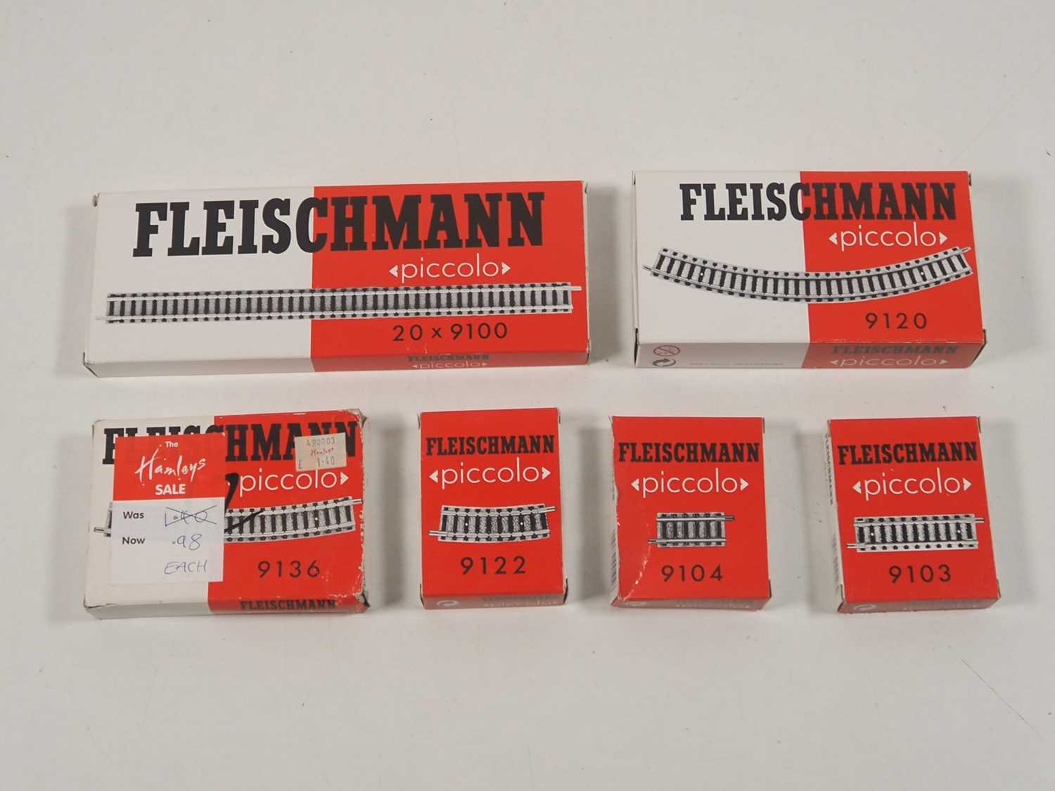 Lot 10 - FLEISCHMANN N gauge boxed Piccolo track, to