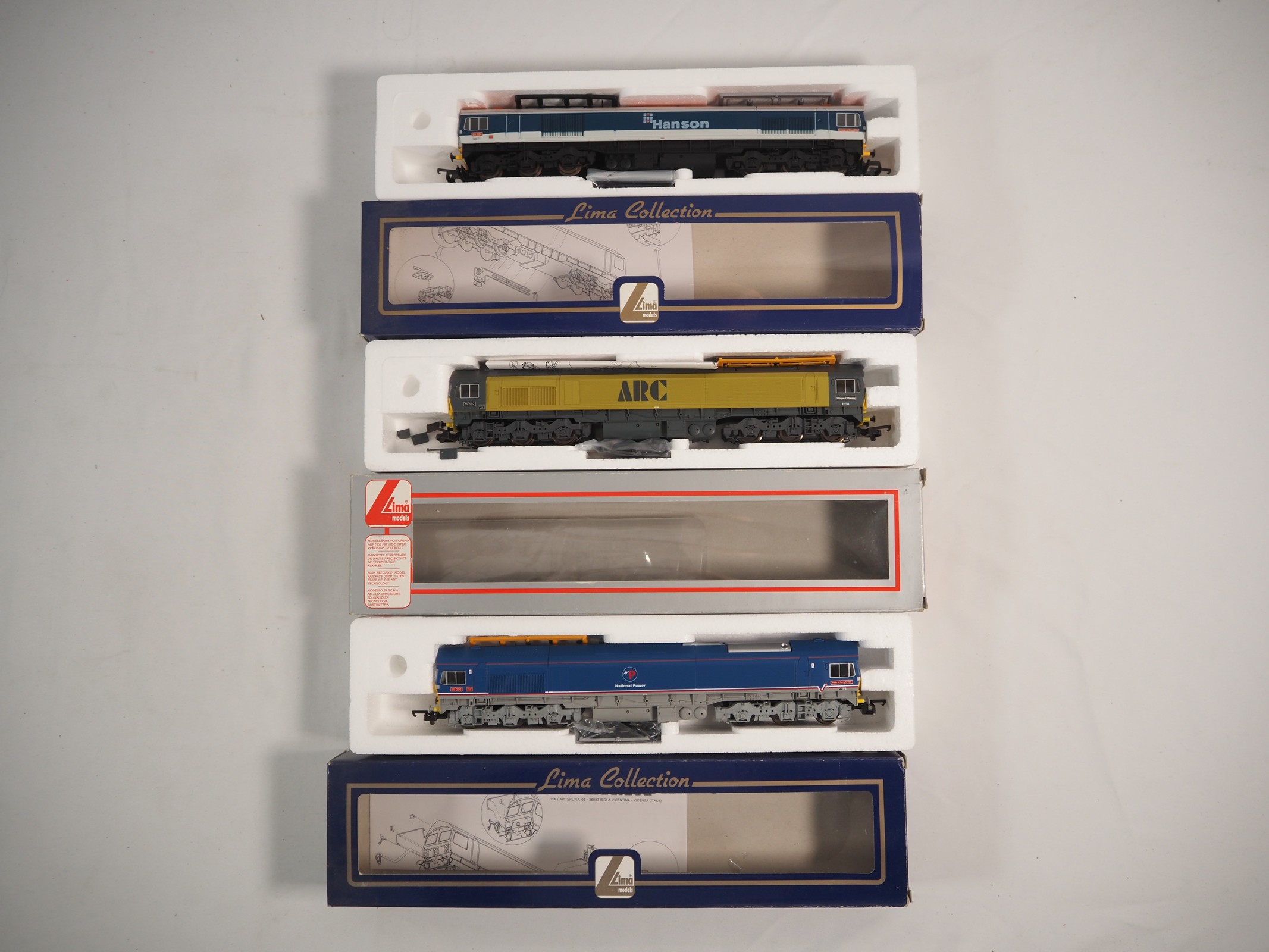 Lot 289 - LIMA OO gauge Class 59 diesel locomotives in
